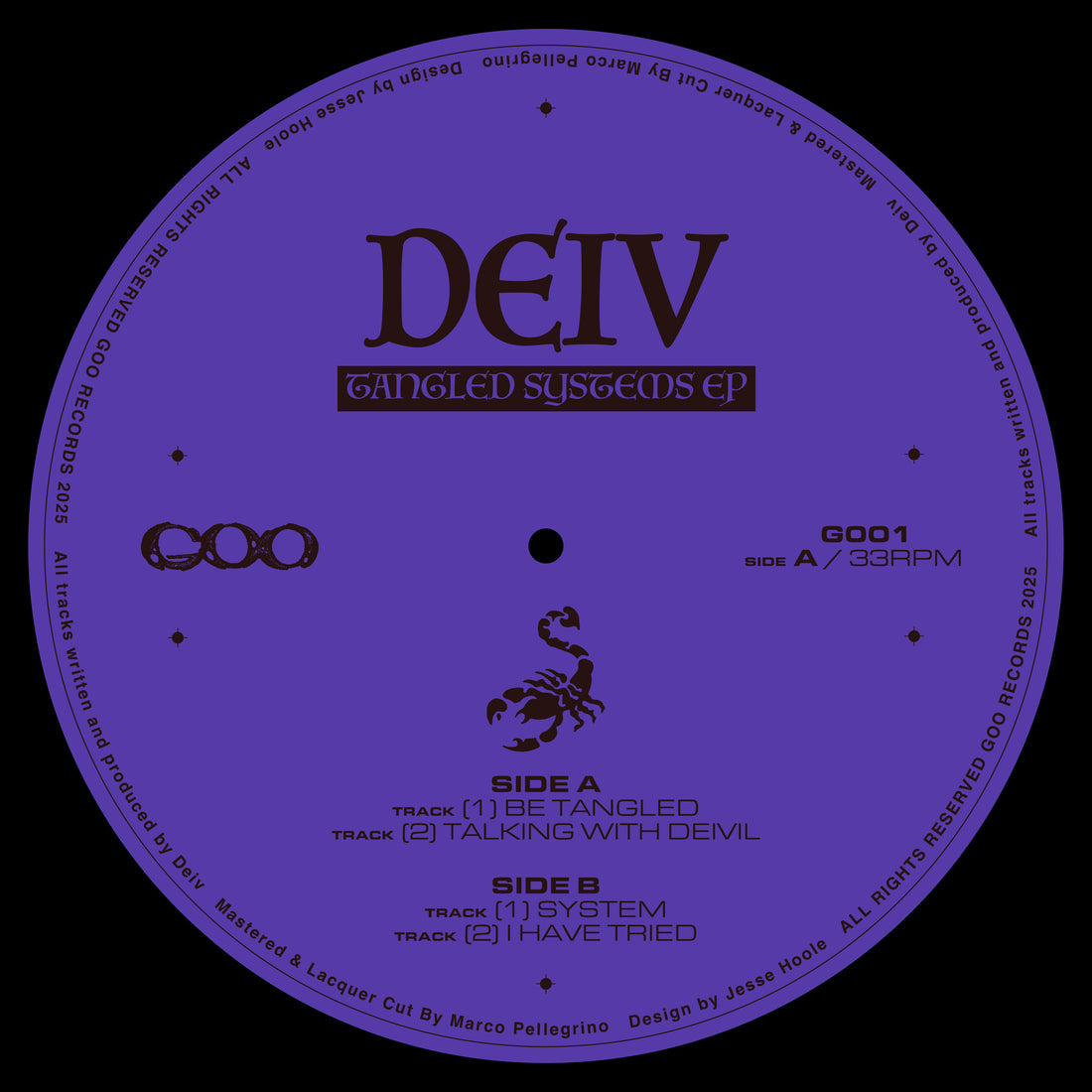 Deiv - Tangled Systems E.P [G001] – Runas Distribution